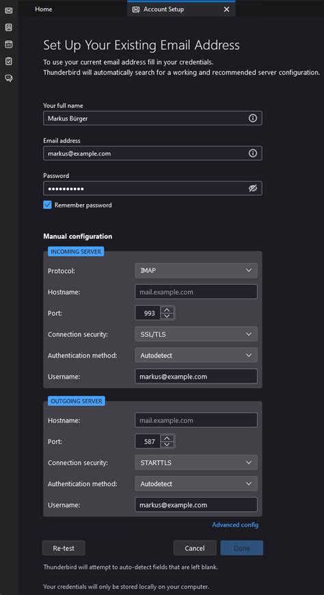 Mozilla Thunderbird Documentation