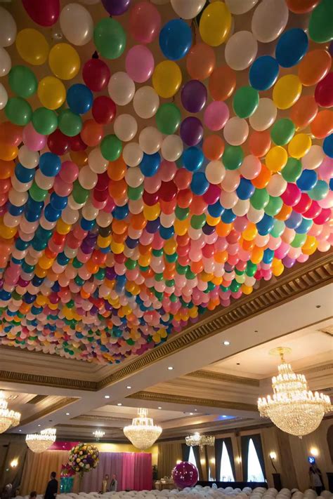 16 Balloon Ceiling Decor Ideas For Unforgettable Celebrations