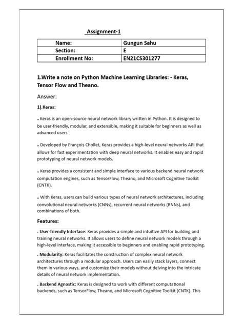 machine learning assignment 1 pdf computer programming computer