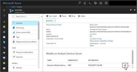 Azure Analysis Services Scale Out Microsoft Learn