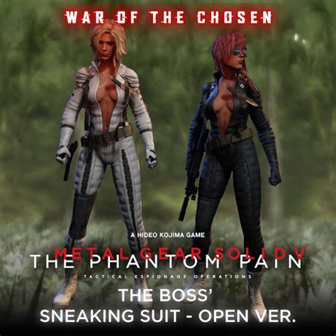 Скачать XCOM 2 WOTC MGSV TPP The Boss Sneaking Suit Геймплей