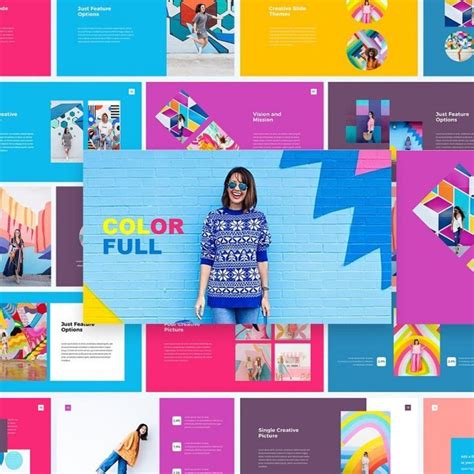 ColorFull Google Slides Template Professional Presentation Templates Creative Pictures