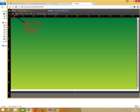 Html Remove Blank Space At Bottom That Comes On Min Width Condition