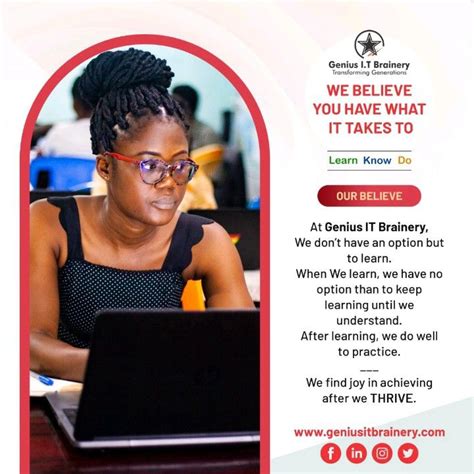 Genius It Foundation On Linkedin At Genius It Brainery We Dont Have An Option But To Learn