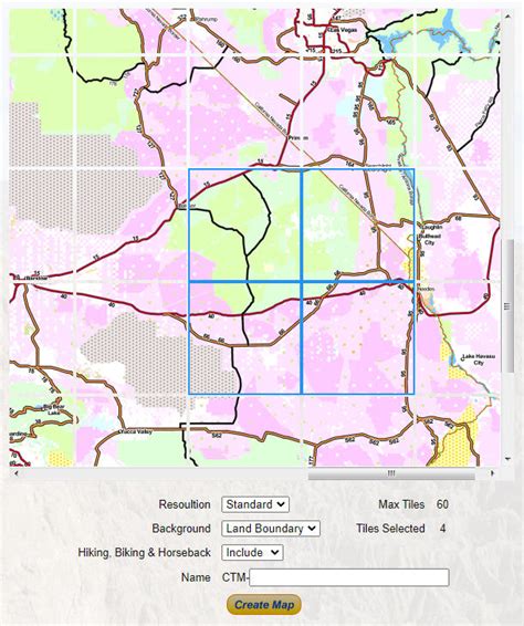 MBTiles Map Creator California Trail Map
