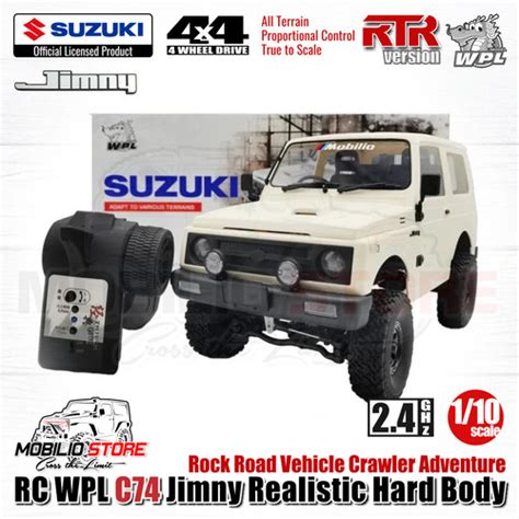 Jual Wpl C74 Jimny Realistic Hard Body Rc 1 10 Scale Crawler Adventure