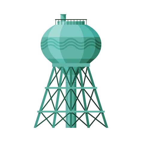 무료로 다운로드 가능한 Watertower 벡터 And 일러스트 Freepik