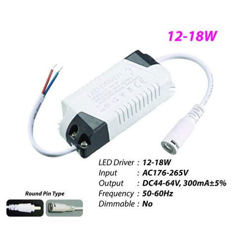 Led Driver Bekalan Kuasa W W W W W W W For Led Ceiling Panel Downlight Led Eyeball