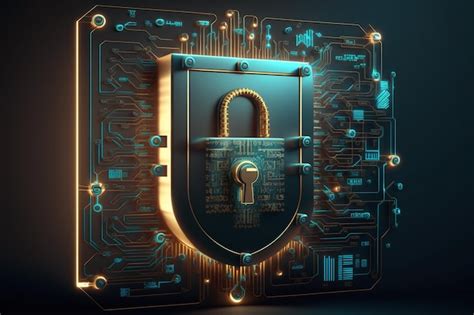 Premium Photo Protecting Digital Assets Cybersecurity And Data Privacy Measures Ai Generated