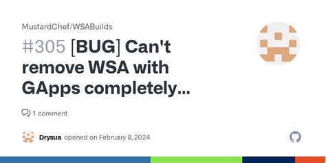 [bug] can t remove wsa with gapps completely win10 · issue 305