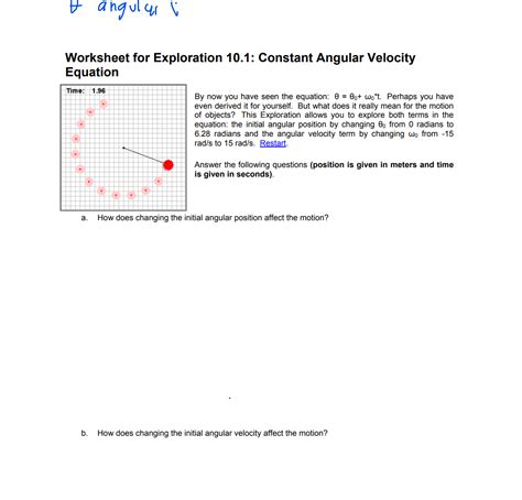 Anguler I Worksheet For Exploration StudyX