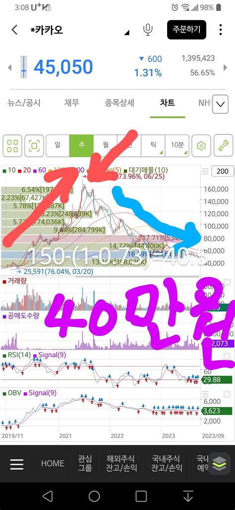 블라인드 주식·투자 에코프로 주가전망 카카오