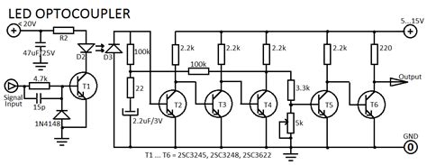 Optocoupler Circuit Diagram Electric Chart