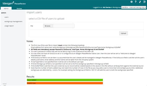 Getting Started With Adding And Importing Users Pleasereview