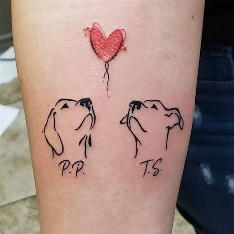 Dog Memorial Tattoo Small At Daryl Pulver Blog