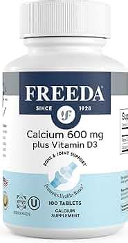 Calcium Without Vitamin D Freeda Calcium Phosphate Powder 16oz Kosher