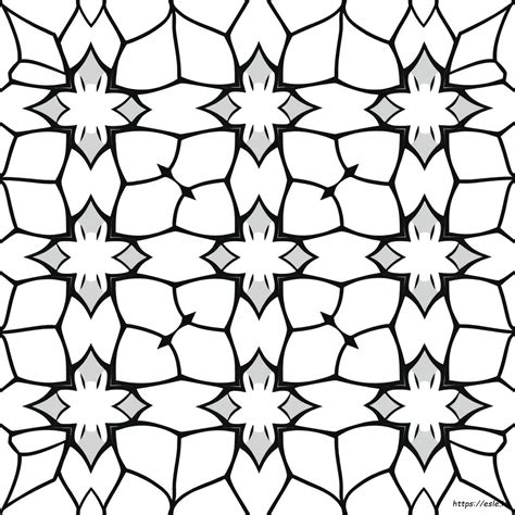 Tessellation Coloring Sheets Free