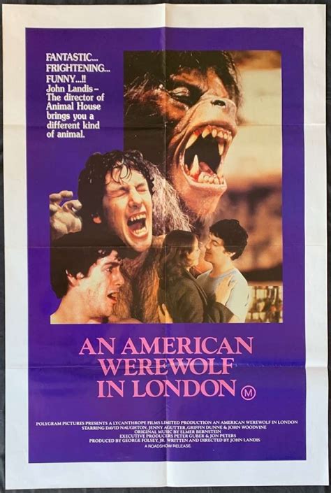 All About Movies An American Werewolf In London Movie Poster Original