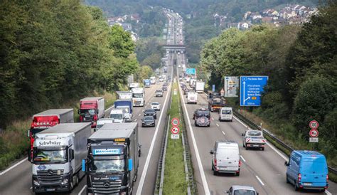 A Ausbau Sperrung bei Pforzheim Ende April Großräumige Umleitung Nachrichten aus Pforzheim