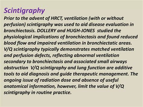 Presentation1 Pptx Radiological Imaging Of Bronchiectasis Pptx