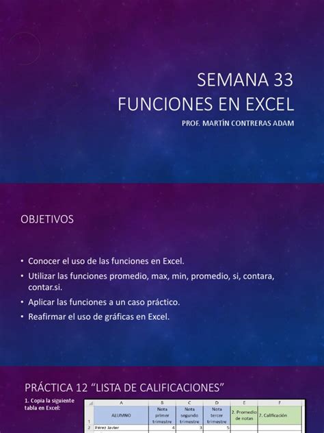 Funciones En Excel Pdf Pdf Microsoft Excel Función Matemáticas