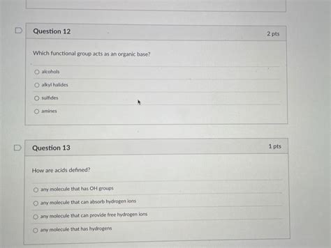 Solved What Set Of Functional Groups Has Multiple Chegg Com
