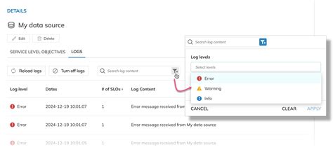 Data Source Event Logs Nobl9 Documentation