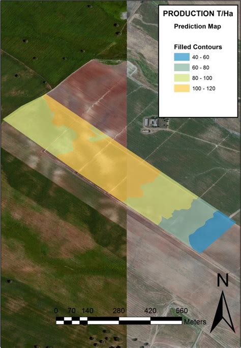 Kriged Map Of Yield Download Scientific Diagram