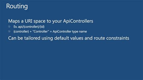 building services with asp web api ppt download