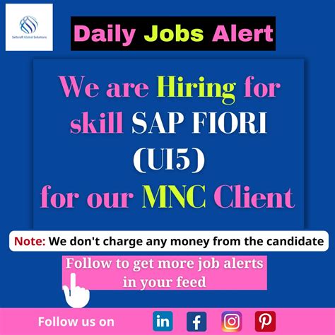Sellcraft Global Solutions Pvt Ltd On Linkedin Sap Sapfiori Ui Hana Abap Oo Joboftheday