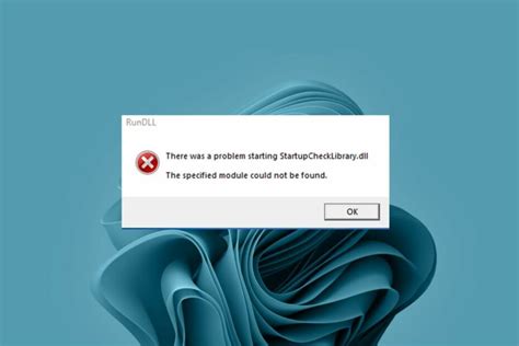 StartUpCheckLibrary Dll Missing Here S How To Fix It