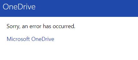 What Should I Do When This Error Appears Every Time I Try To Access My OneDrive R Onedrive