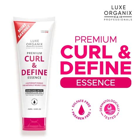 Luxe Organix Premium Keratin Curl Define Essence 250ml Lazada PH