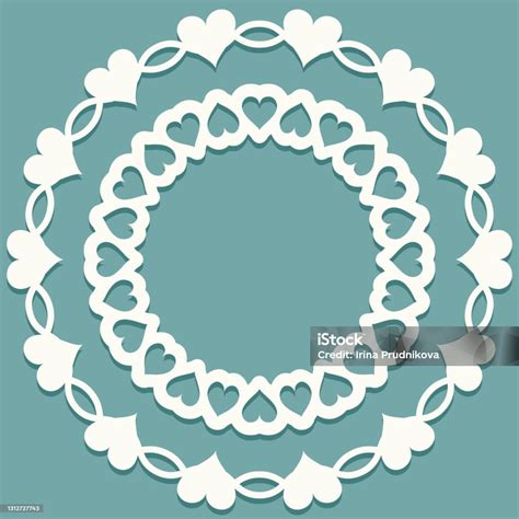 레이저 컷 프레임 세트 레이저 기계에 잘라 하트와 템플릿 발렌타인 이나 러브 기프트 결혼 초대장 인사말 카드용 아트 실루엣 디자인 Ribbon Cutting에 대한 스톡