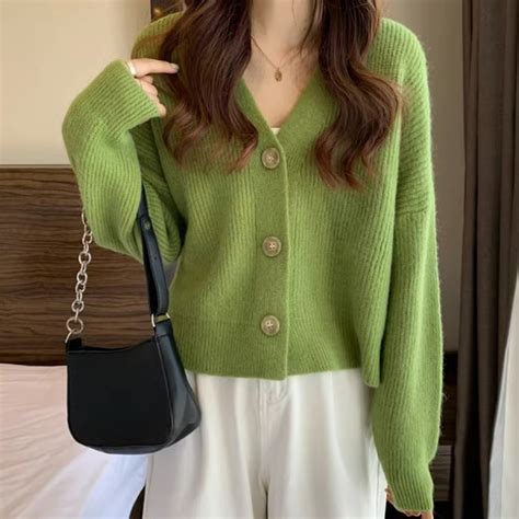 예쁜 색감 루즈핏 간절기 데일리 기본 여성 가디건 온채널