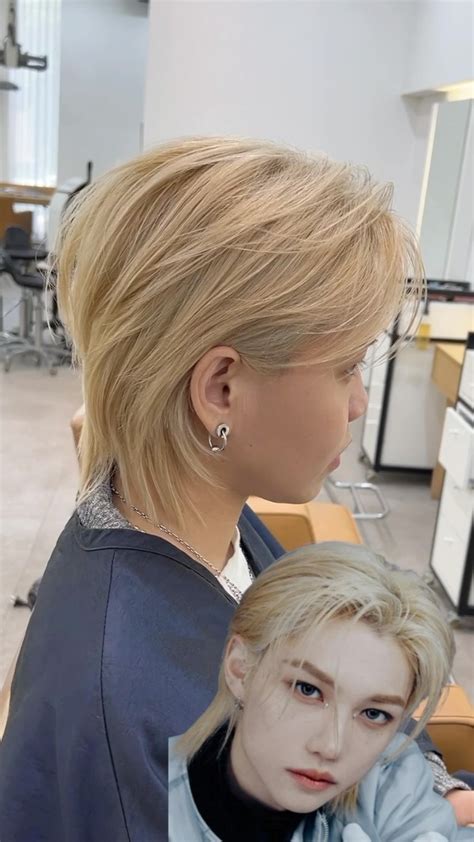 쌤시크블랙 재희쌤 남자리프컷 아이롱펌 안녕하세요 재희쌤입니다 요즘핫한 펠릭스 헤어스타일 투바투 남자장발 남자머리