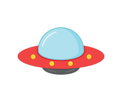 Ufo Alien Spaceship Icon Cartoon Animated Illustration 46554306 Vector