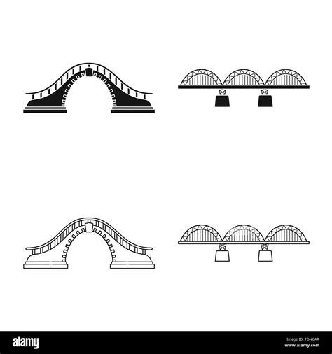 Vector Design Of Connection And Design Icon Set Of Connection And Side Stock Symbol For Web
