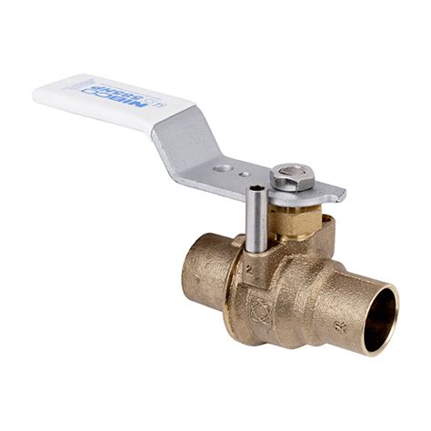 Nibco S 585hp Lf 1 1 2” Sweat Lf Full Port Bronze Ball Valve W Reversible Handle Equiparts