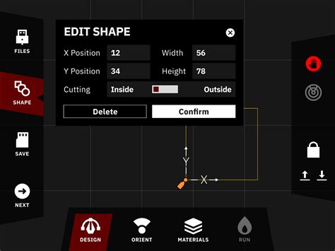 Cnc Machine Touchscreen Interface With Mobile Editing Menu By Will