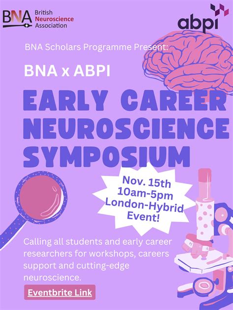 Bna X Abpi Ecr Neuroscience Symposium Cambridge Neuroscience