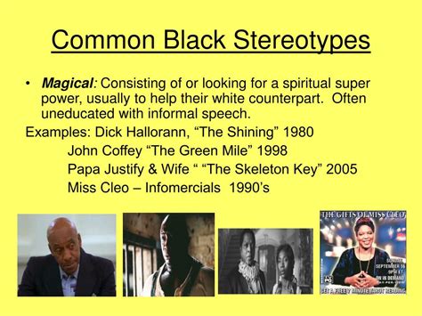 Ppt Examining Black Stereotypes In Media A Critical Analysis