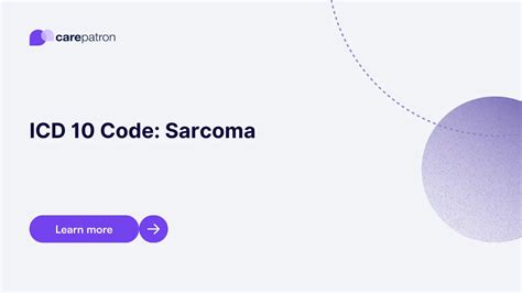 Sarcoma Icd 10 Cm Codes