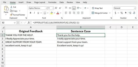 how to convert text in excel upper case lower case and more
