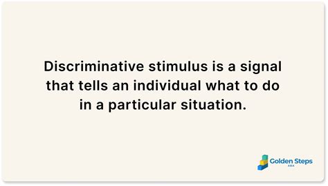 Discriminative Stimulus In Aba Therapy Examples And More
