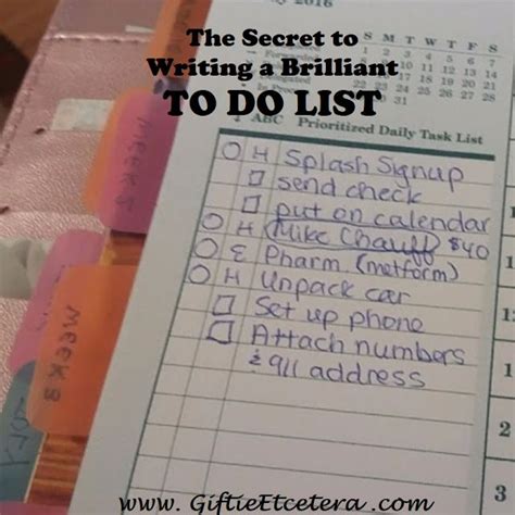 How To Write A Better Task List In Your Planner Planner Task List Franklin Planner