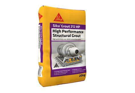 Sika Grout 212hp Shrinkage Compensated High Strength 20kg Bag Tfx