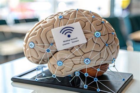 Robot Hand Machine Learning And Big Data Visualization In Ai Technology Stock Illustration