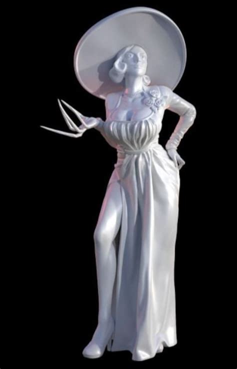 D Figure Painted Lady Dimitrescu Nsfw Nude Erotic Figurines Etsy