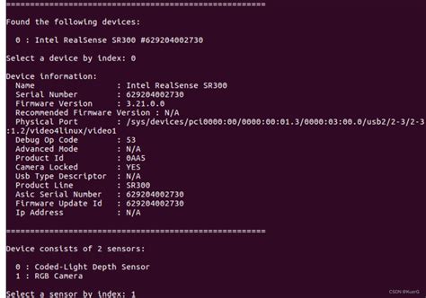 获取realsense内参 realsense 内参 csdn博客